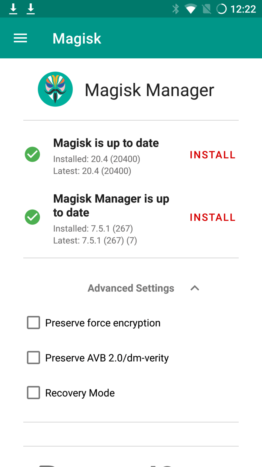 Baja la ultima versión 8.0.2 de Magisk Manager para Android 2020